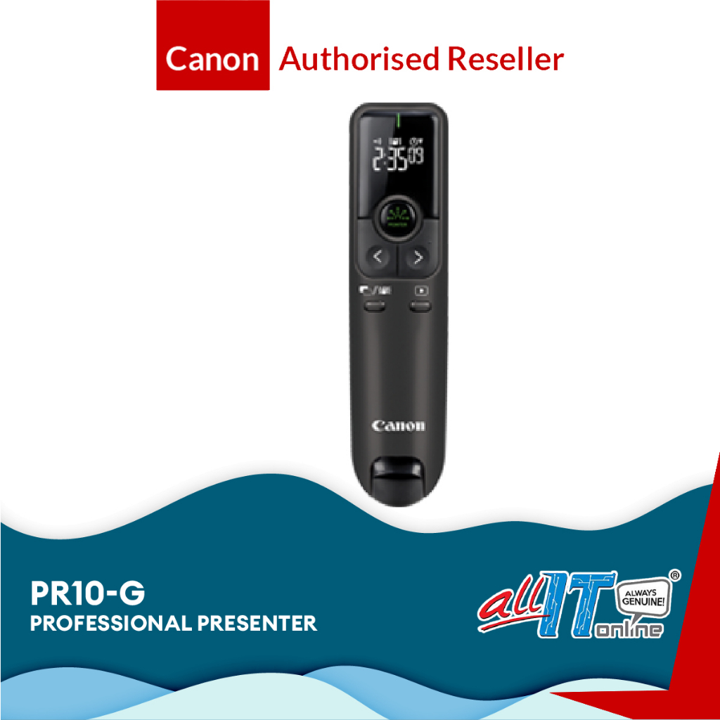 Canon PR10-G Professional Presenter with Backlit Display and Countdown ...