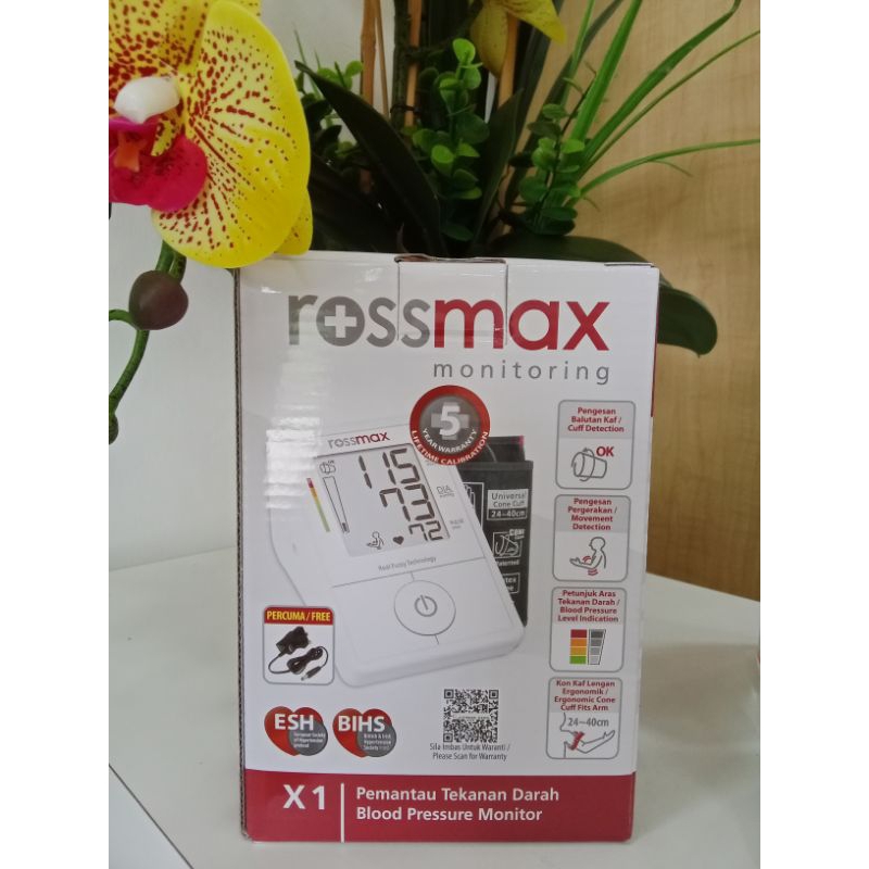ROSSMAX X1 BLOOD PRESSURE MONITOR (5-YEAR WARRANTY) | Shopee Malaysia