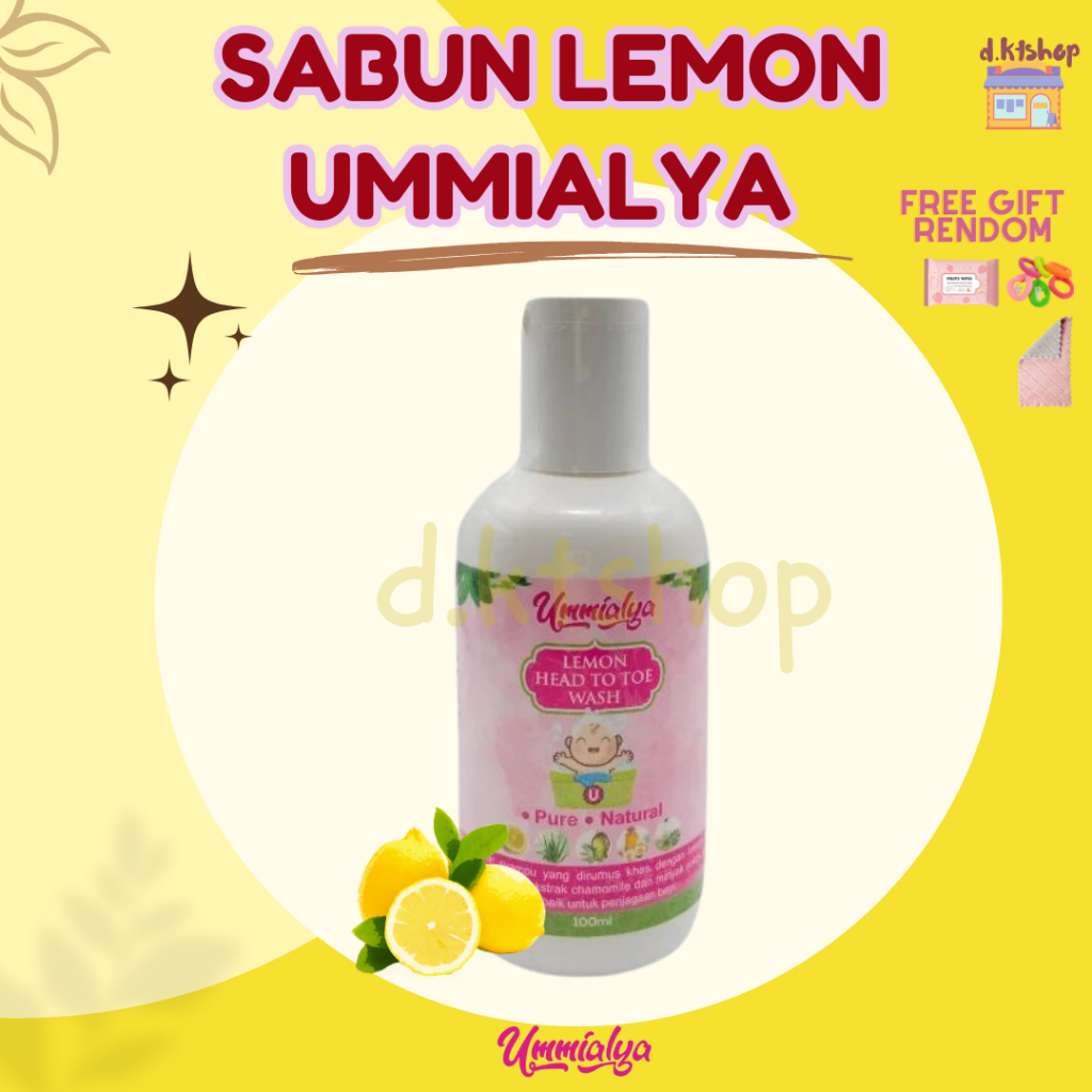 Sabun Lemon Ummialya | Sabun Mandi Lemon Baby Demam Batuk Selsema ...