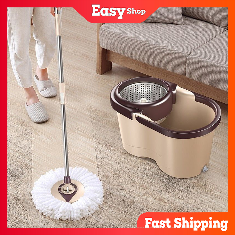 EASY Mop With Spinner and Bucket Magic Spin Tornado Mop 360 Easy ...