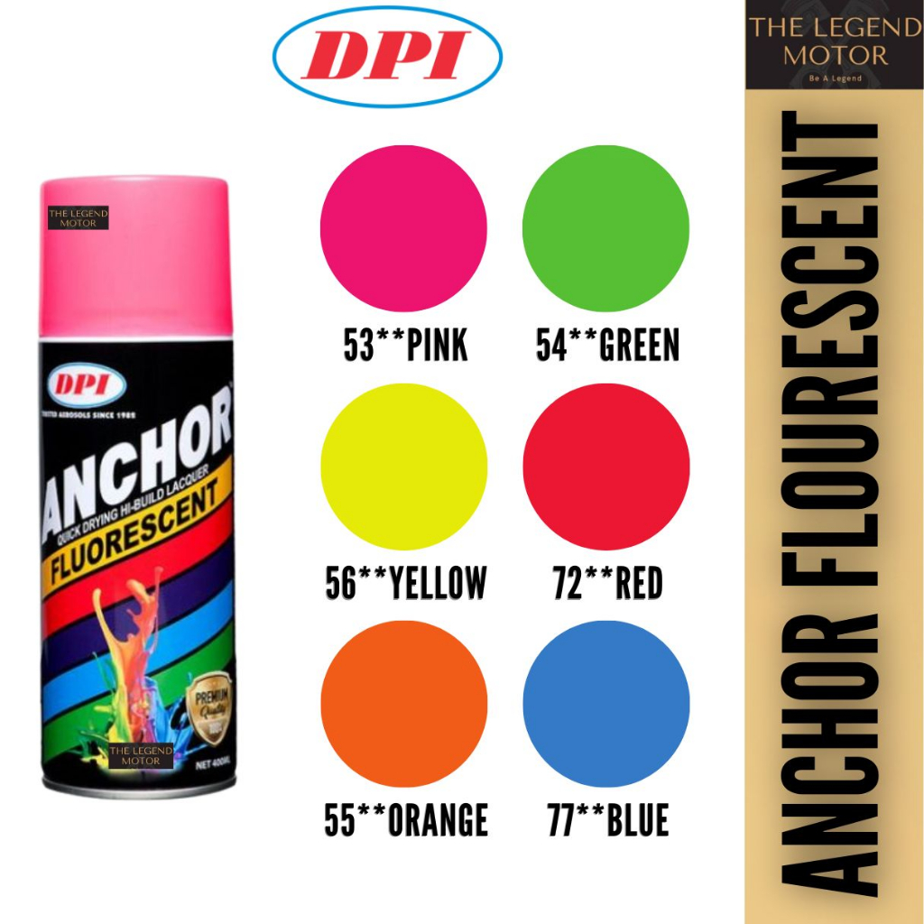 Fluorescent Spray Paint Easy Care Premium Decor Fluorescent Spray