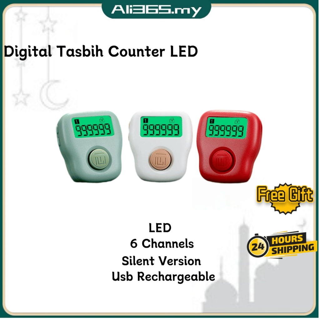 Tally Counter Rechargeable Finger Counter, Waterproof Handheld , 6 ...