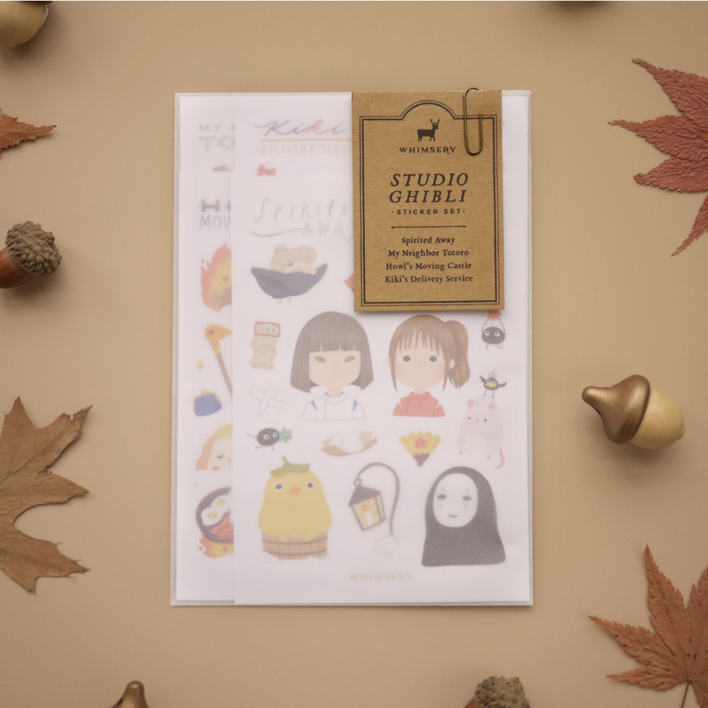 Ghibli Sticker Sheet | Spirited Away | Howl's Moving Castle | Kiki's ...