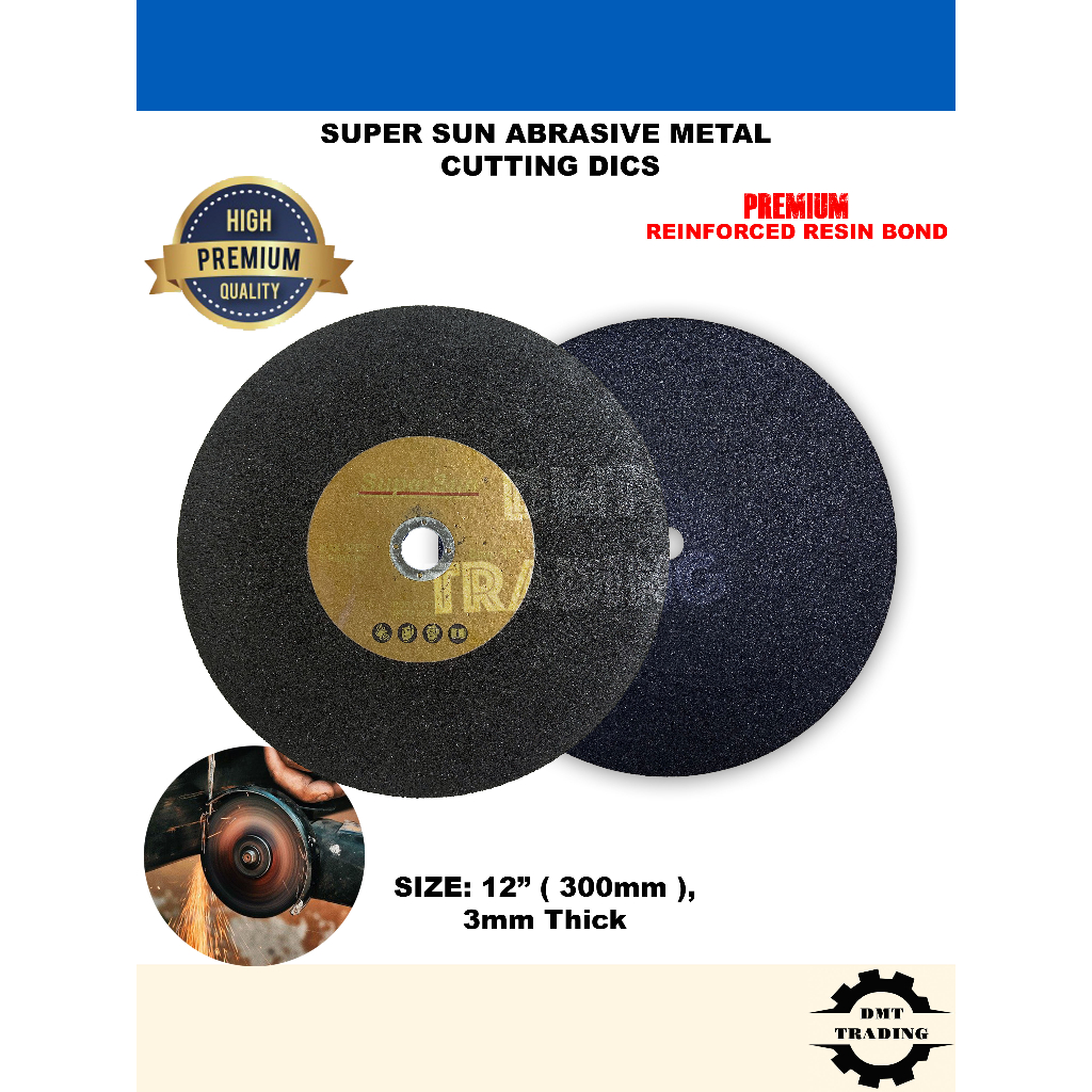 SUPERSUN 12" (300mm) Abrasive Metal Cutting Disc / Wheel | Shopee Malaysia