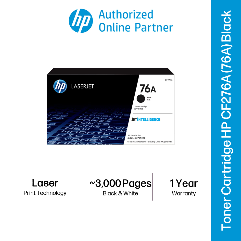 HP 76A Black Original LaserJet Toner Cartridge CF276A/103AD | Shopee ...