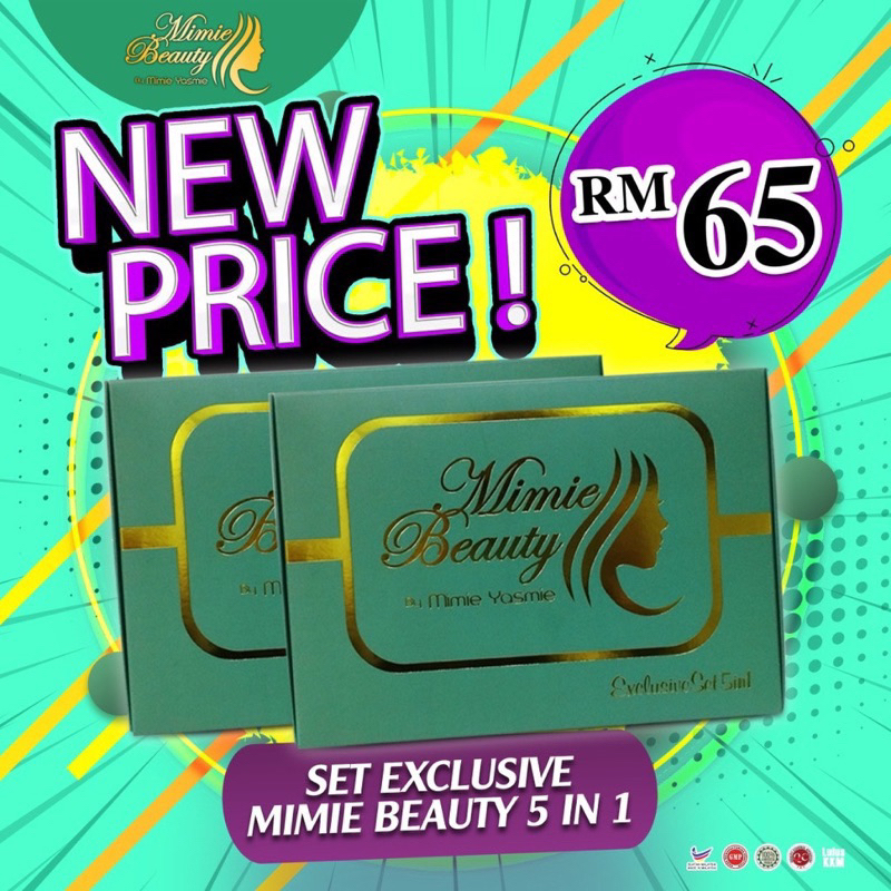 🔥 MIMIE BEAUTY SET 5in1 Skincare Set🔥 | Shopee Malaysia