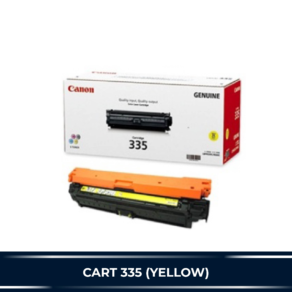 CANON ORIGINAL CARTRIDGE 335E & 335 SERIES -BLACK/ CYAN/ MAGENTA ...