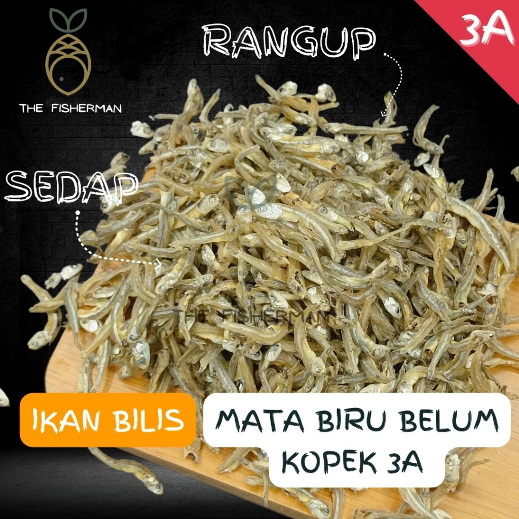 🔥 Ikan Bilis Belum Kopek 1kg Ikan Bilis Murah Harga Borong 1kg Ikan ...