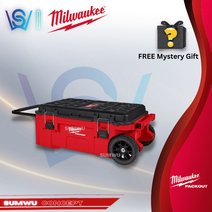 MILWAUKEE PACKOUT ROLLING JOB BOX / TOOL CHEST (48-22-8428) Large ...