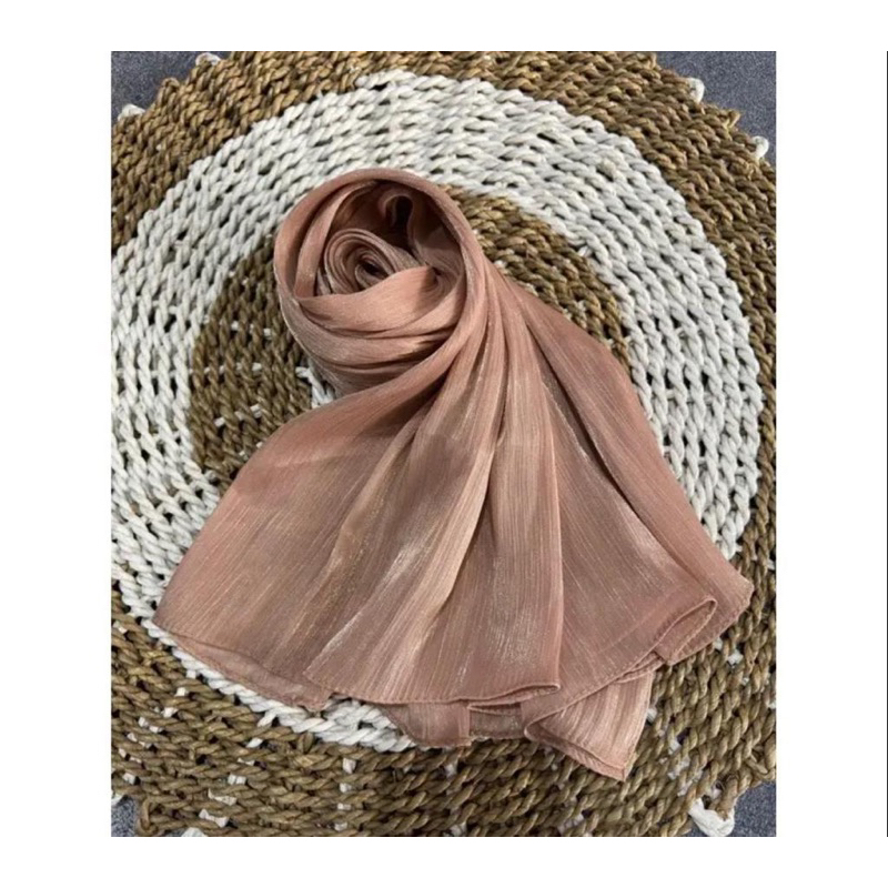 Shimmer Shawl Silk Premium | Shopee Malaysia