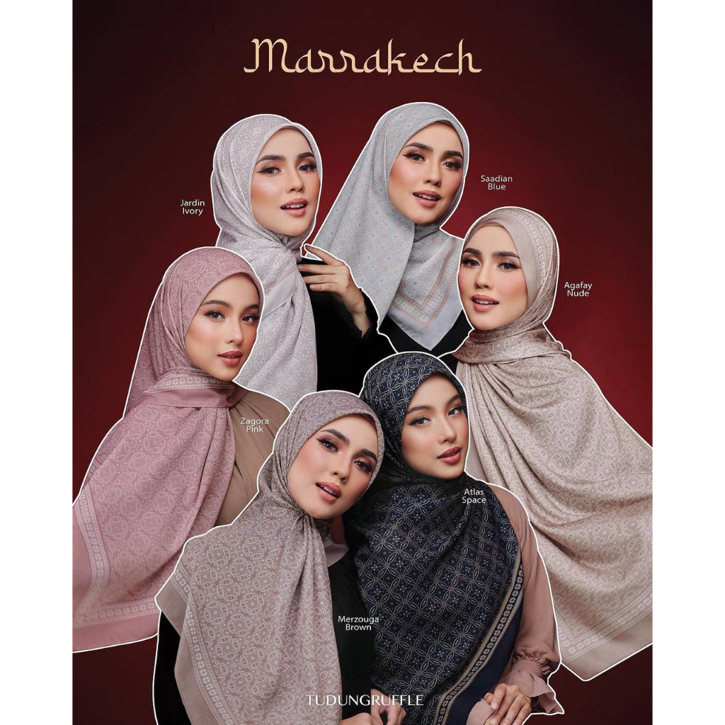 NEW TR MARRAKECH 2.0 By Tudung Ruffle | Shopee Malaysia