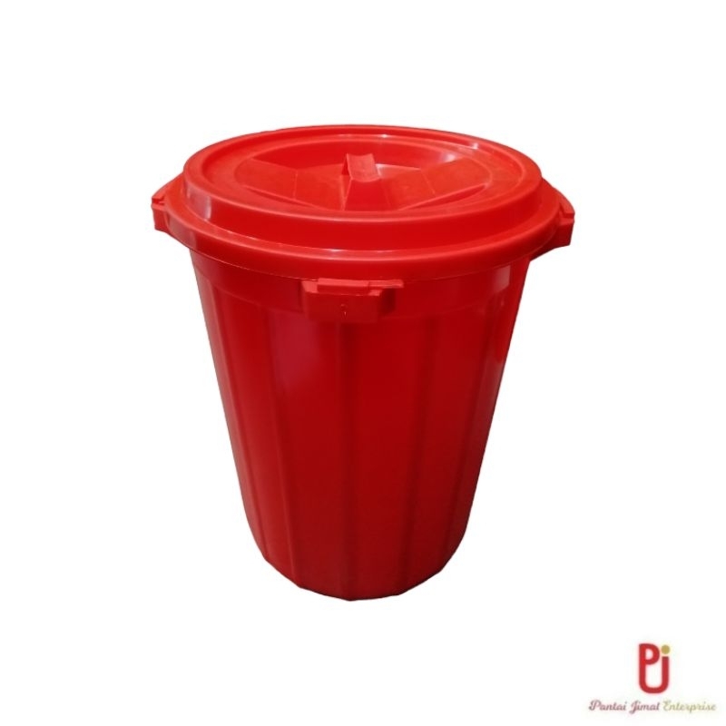12 Gallon Merah/Dustbin/Tong Sampah Merah/Tong Air/Tong Merah | Shopee ...