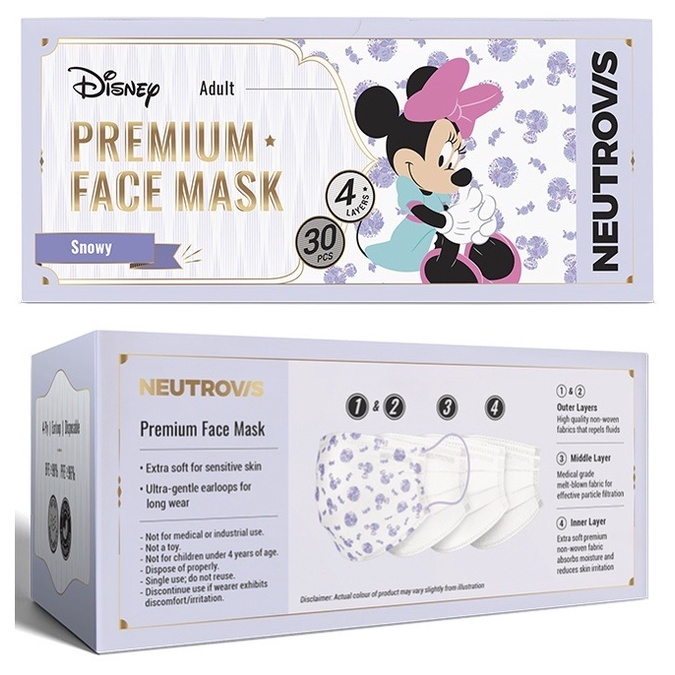 Neutrovis Disney Premium 4ply Medical Face Mask (30pcs) | Shopee Malaysia