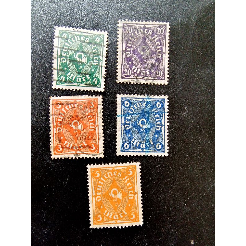 GF03 Deutsche Reich German Empire definitive stamps 5v used | Shopee ...