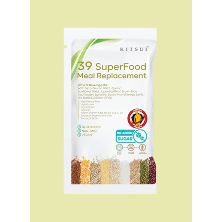 Kitsui 39 SuperFood Meal Replacement Sachet (30g X 1s) | Shopee Malaysia