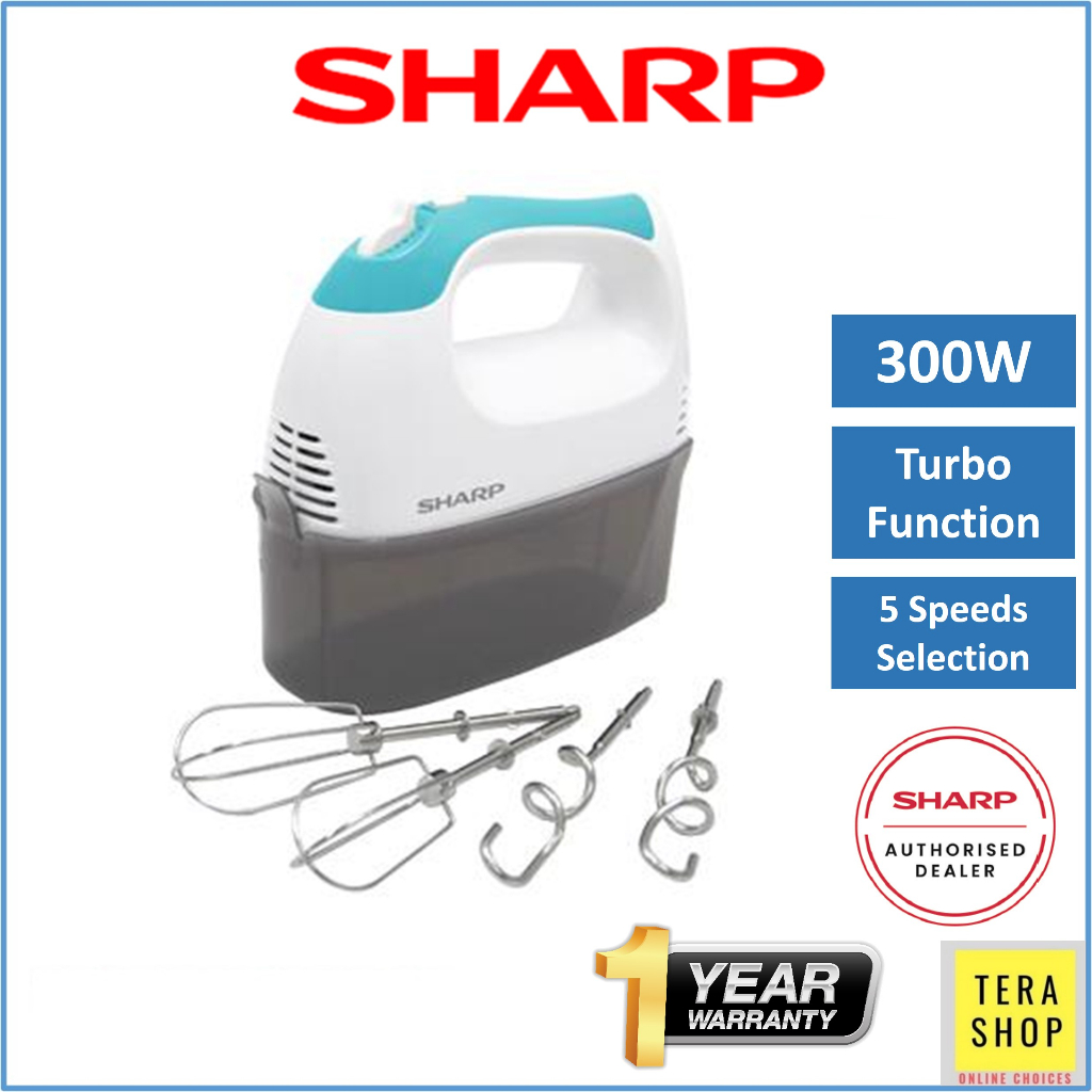 Sharp EMH55WH 300W Turbo Stand Hand Mixer | Shopee Malaysia