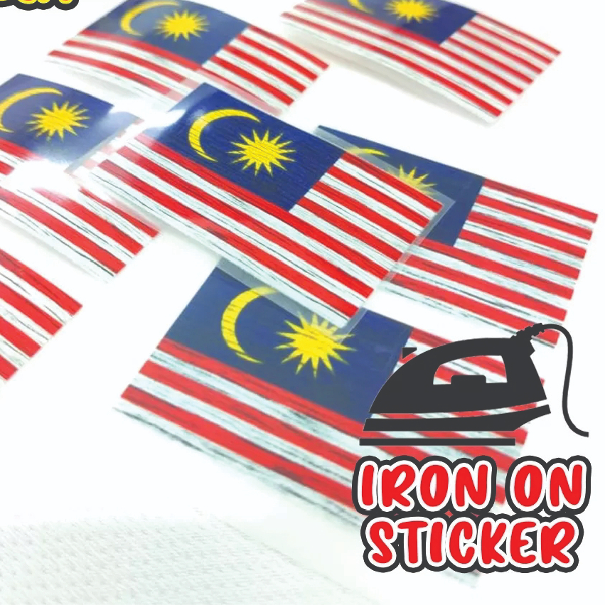 IRON ON STICKER NEGERA MALAYSIA DAN NEGERI 1 SET (SEMUA NEGERI TERMASUK ...
