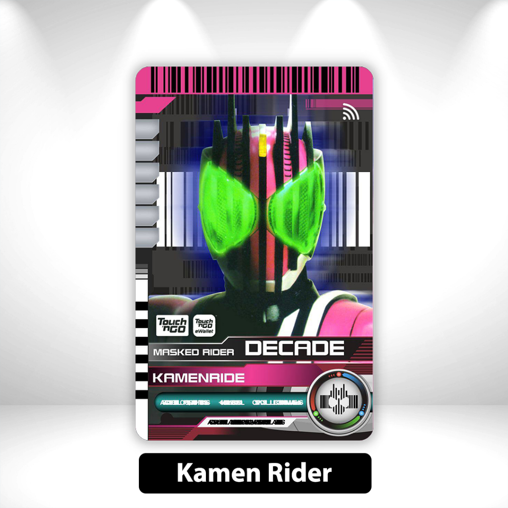 Kamen Rider - Sticker TNG NFC Card Skincard Cover Kamen Rider by Sticko ...