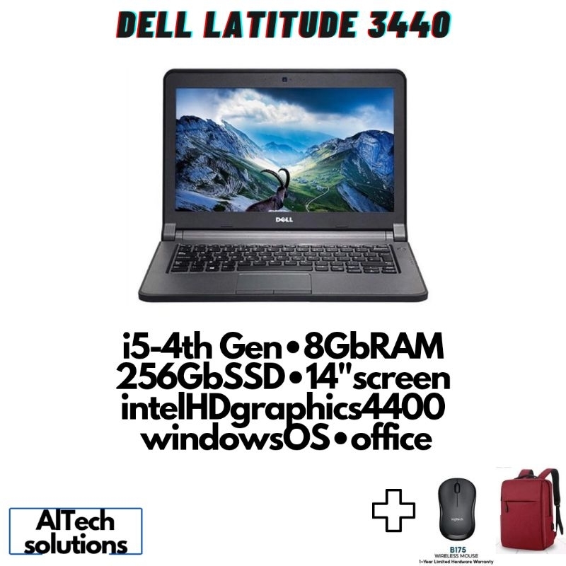 Dell Latitude 3440 8Gb RAM 256Gb SSD Refurbished READY STOCK | Shopee ...