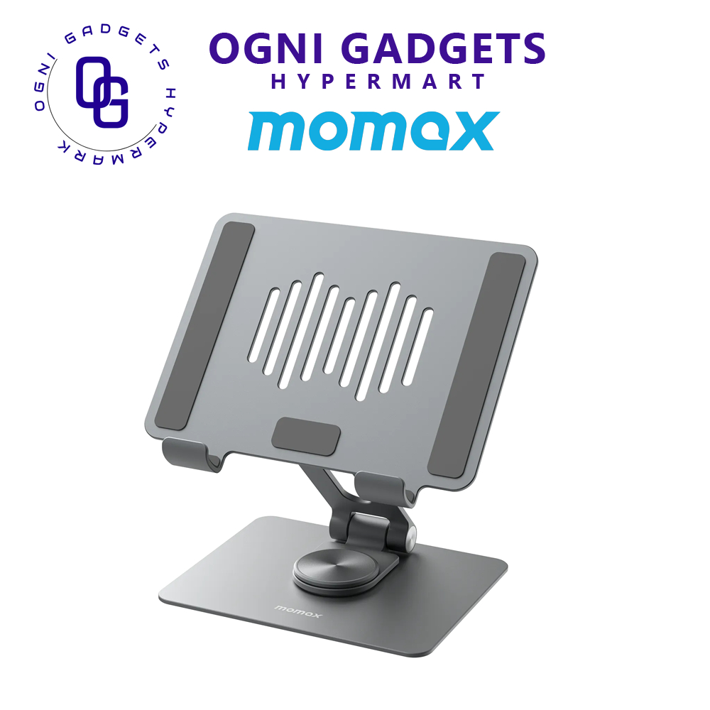 Momax Fold Stand Swivel Rotatable Tablet & Ipad Stand (Up to 12.9 inch ...
