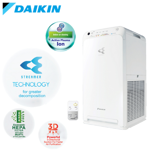 Daikin MC55XVMM Air Purifier Dual Method ( Active Plasma + Streamer ...
