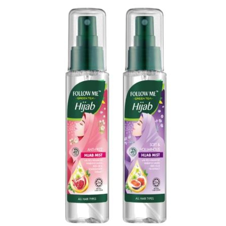 FOLLOW ME/FOLLOW ME/GREEN TEA HIJAB/HIJAB MIST/100ML/ANTI FRIZZ/SOFT ...