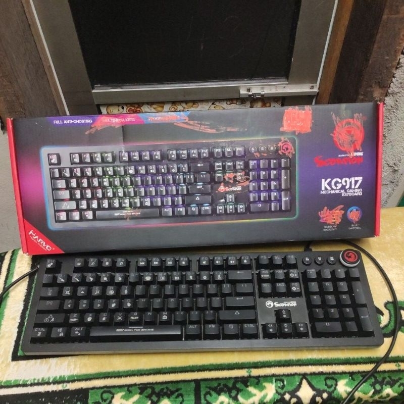 Marvo Scorpion KG917 Mechanical Gaming Keyboard Blue Switch | Shopee Malaysia