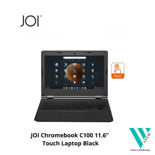 JOI Chromebook C100 11.6” Touch Laptop Black (Celeron N4120, 4GB, 64GB ...