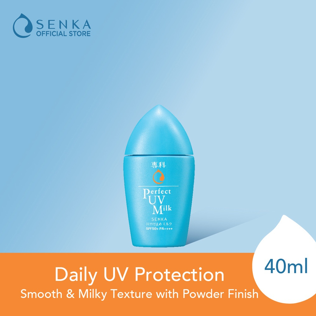 Senka Perfect UV Sunscreen Milk 40g | Shopee Malaysia