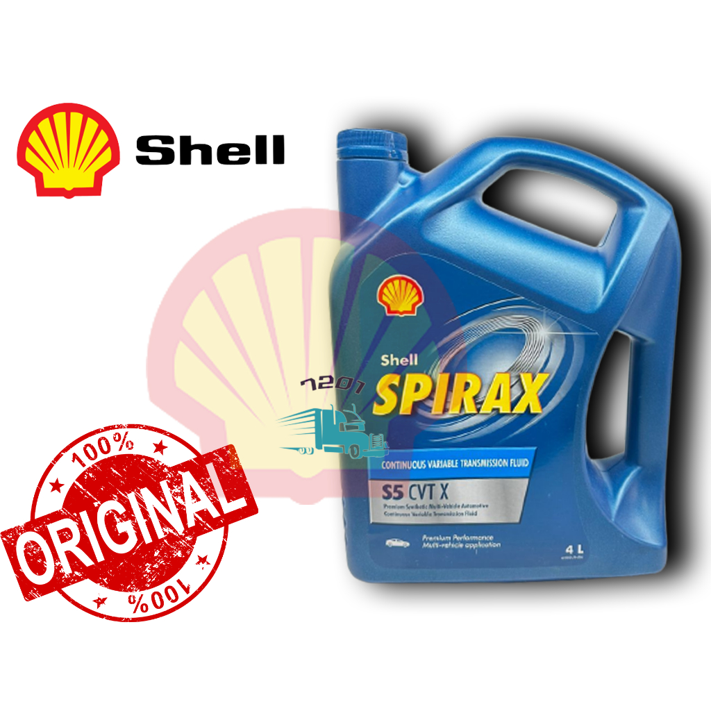 100% Original SHELL SPIRAX S5 CVT X PREMIUM SYNTHETI CCONTINUOUS ...