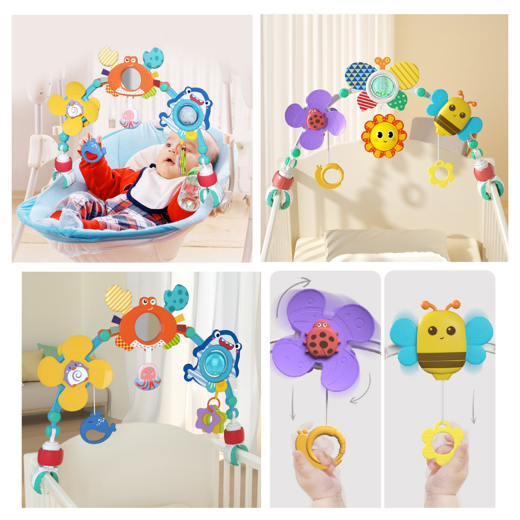 Baby Animal Arch / Baby Cribs / Baby Bed Toy / Baby Stroller Arch / Car ...