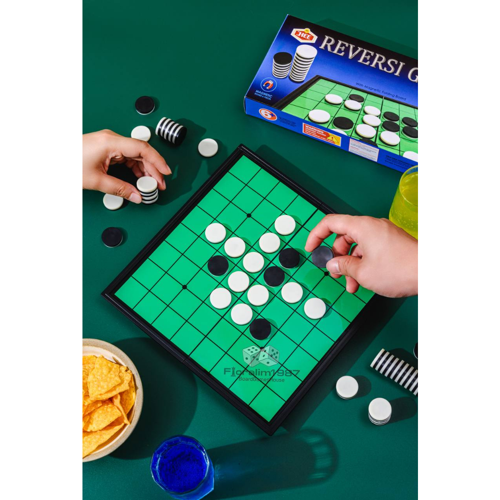 [PREMIUM QUALITY] Magnetic Foldable Reversi Game Board Chess Children ...