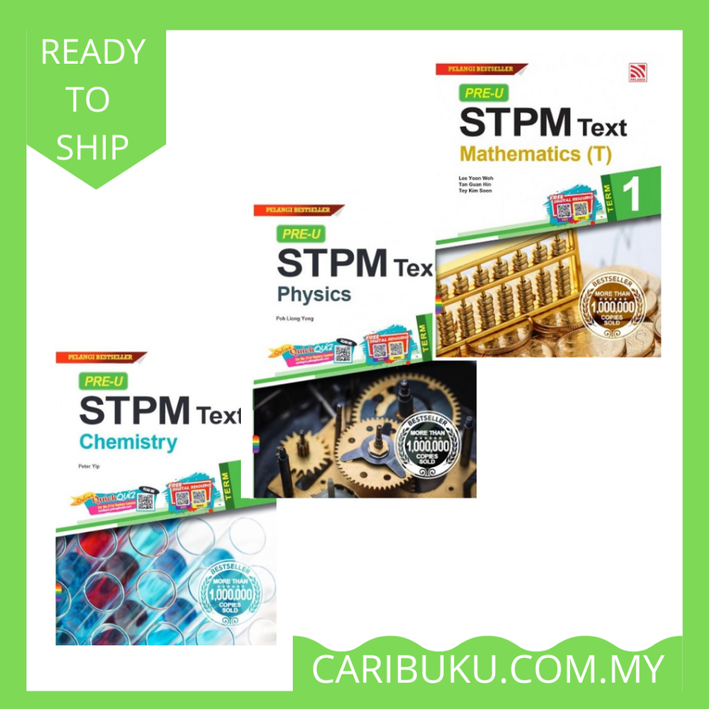 Pre-U STPM Text Mathematics Term 1 / Pre-U STPM Text Chemistry Term 1 ...