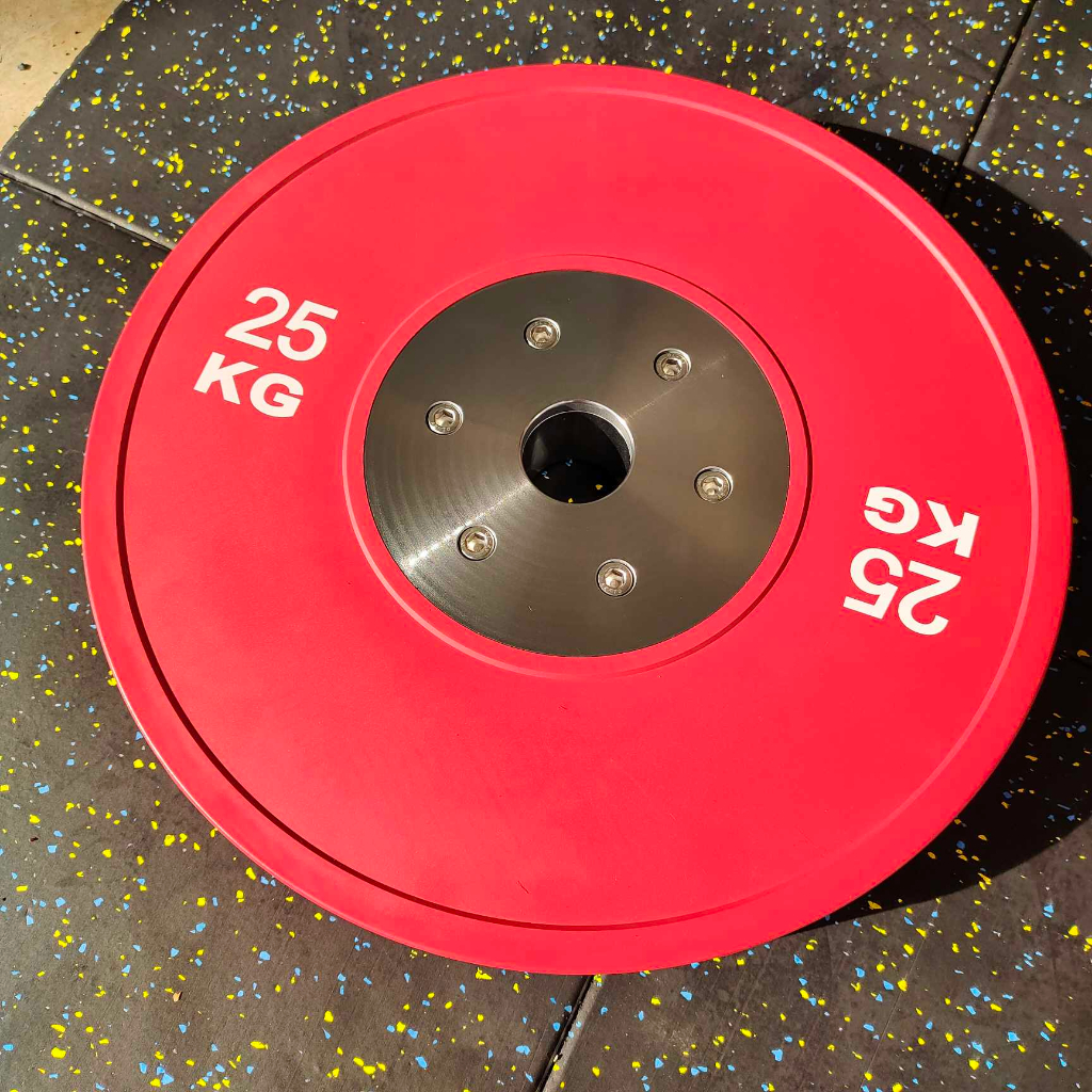 Competition Bumper Plates 25kg High Grade Olympic Rubber Weight Plate ...