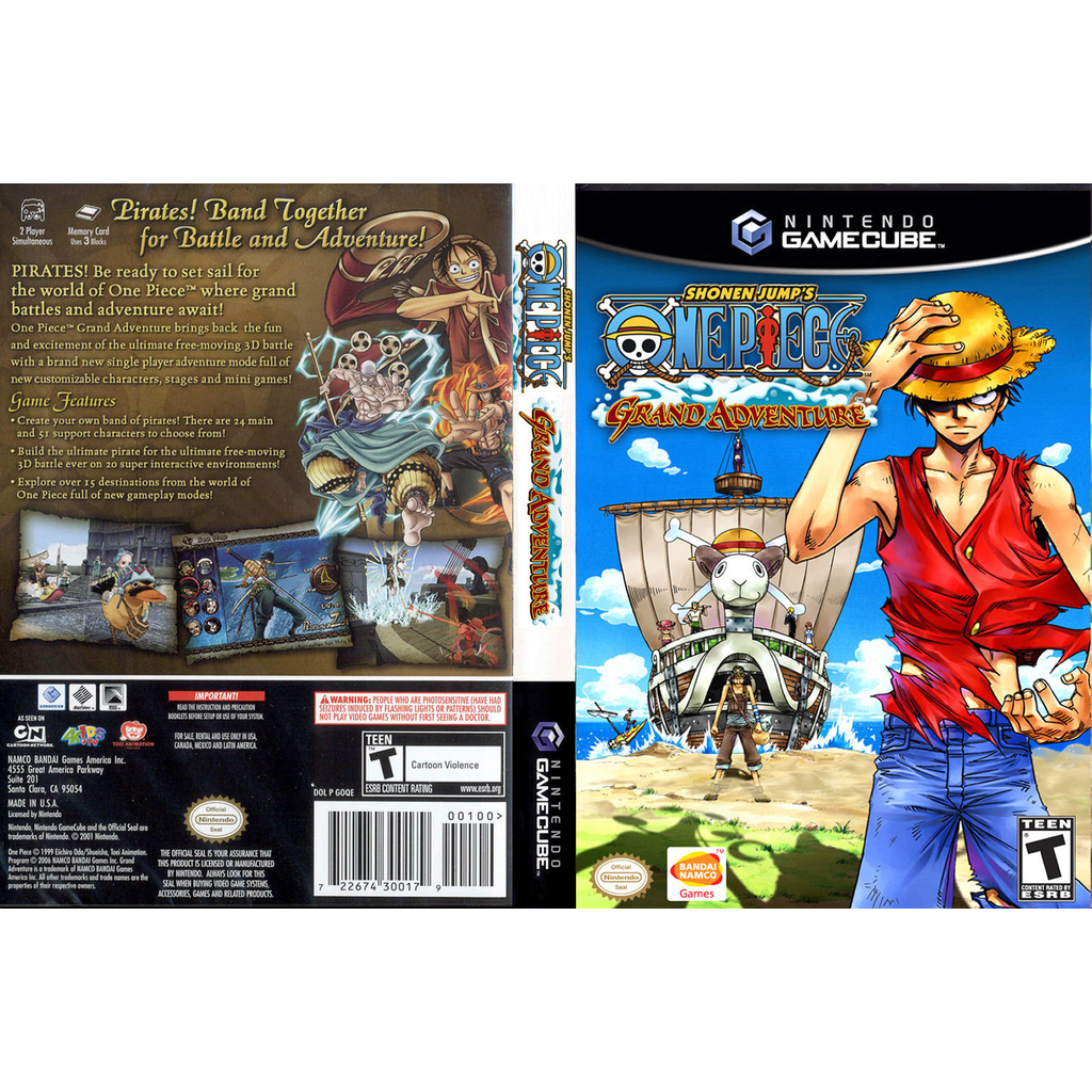PS2 DVD Games Shonen Jump's One Piece - Grand Adventure | Shopee Malaysia