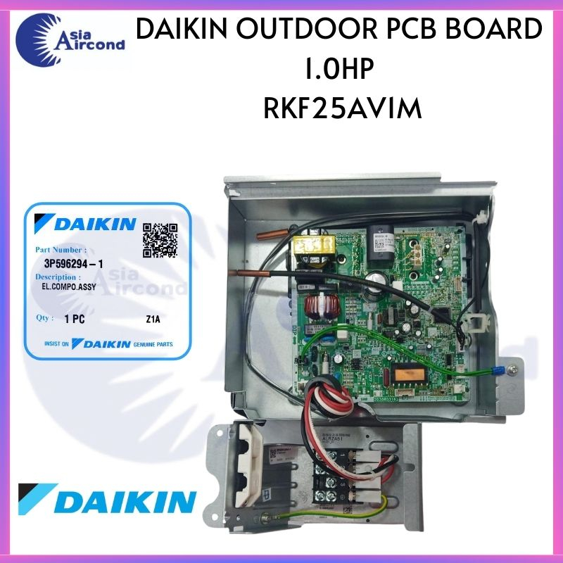 DAIKIN OUTDOOR PCB BOARD 1.0HP RKF25AV1M (3P596294-1) | Shopee Malaysia