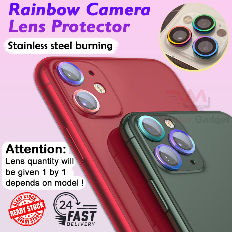 Rainbow Gradient Color Lens Protector 16 Plus/16 Pro Max/15 Plus/15 Pro ...