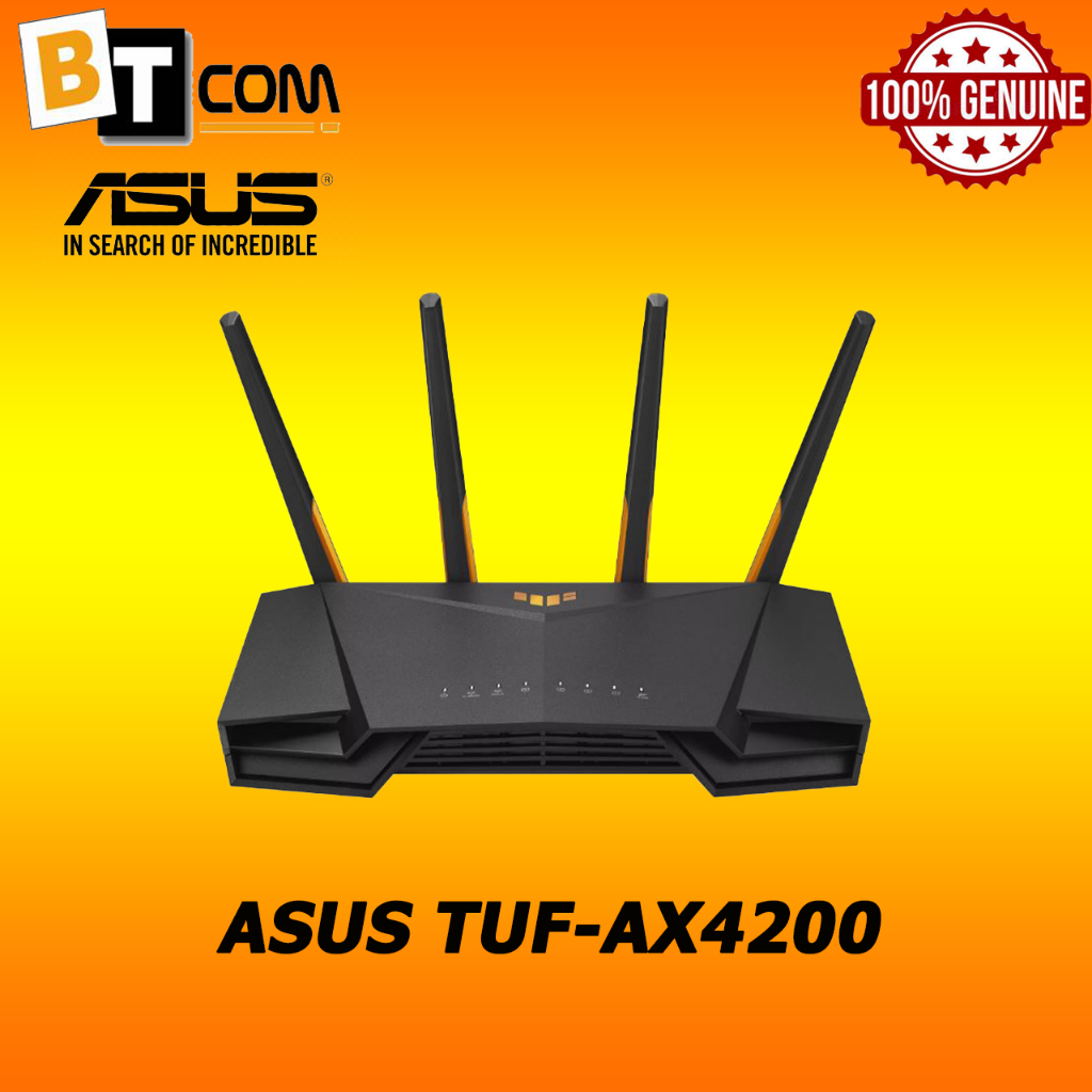 ASUS TUF Gaming AX4200 WIFI 6 AX WIRELESS ROUTER TUF-AX4200 | Shopee ...
