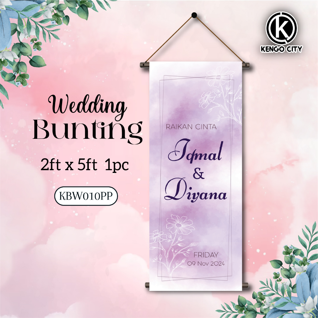 Bunting kahwin - Banting Kahwin - Wedding - Murah - Majlis Perkahwinan ...