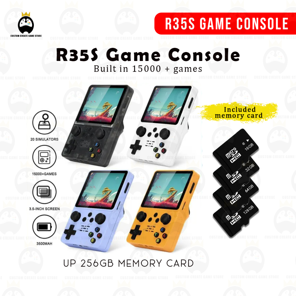R35S Retro Handheld Video Game Console | Shopee Malaysia