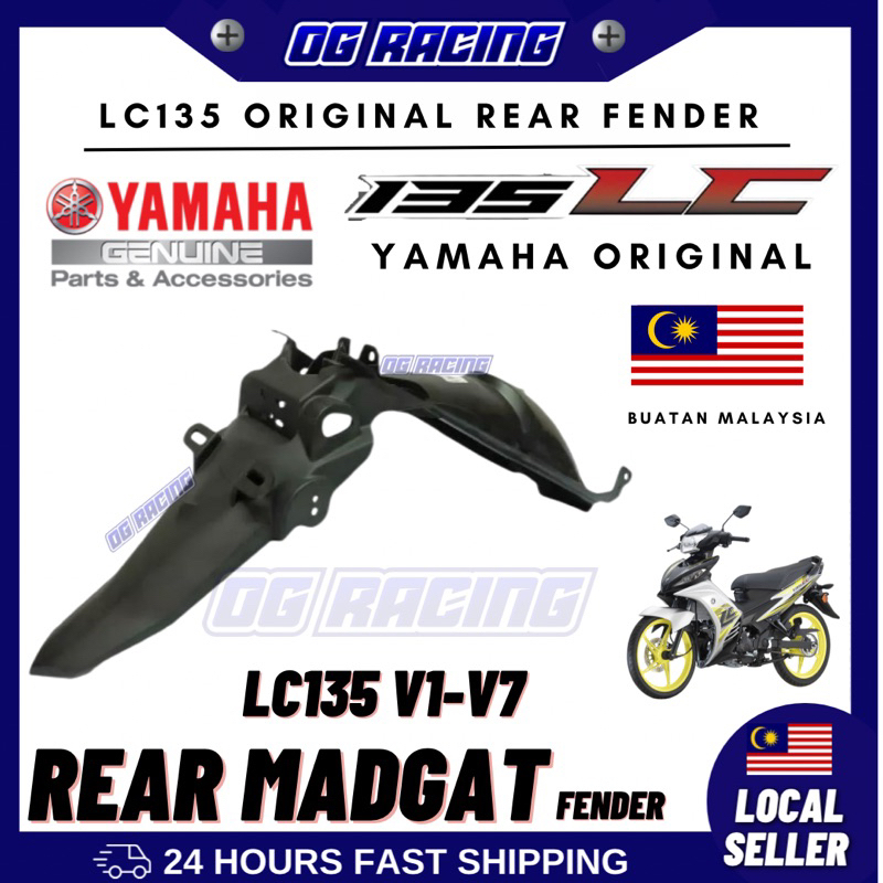 JAMIN 100% Yamaha LC135 V1 V2 V3 V4 V5 V6 V7 V8 Fender,Madgat Mudguard/Rear Fender LC135 Madgat ...