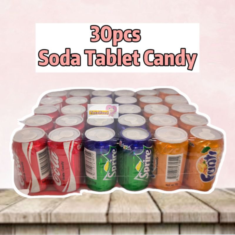 Leanseng Soda Tablet Candy 30pcs (Cola Fanta Sprite) | Shopee Malaysia