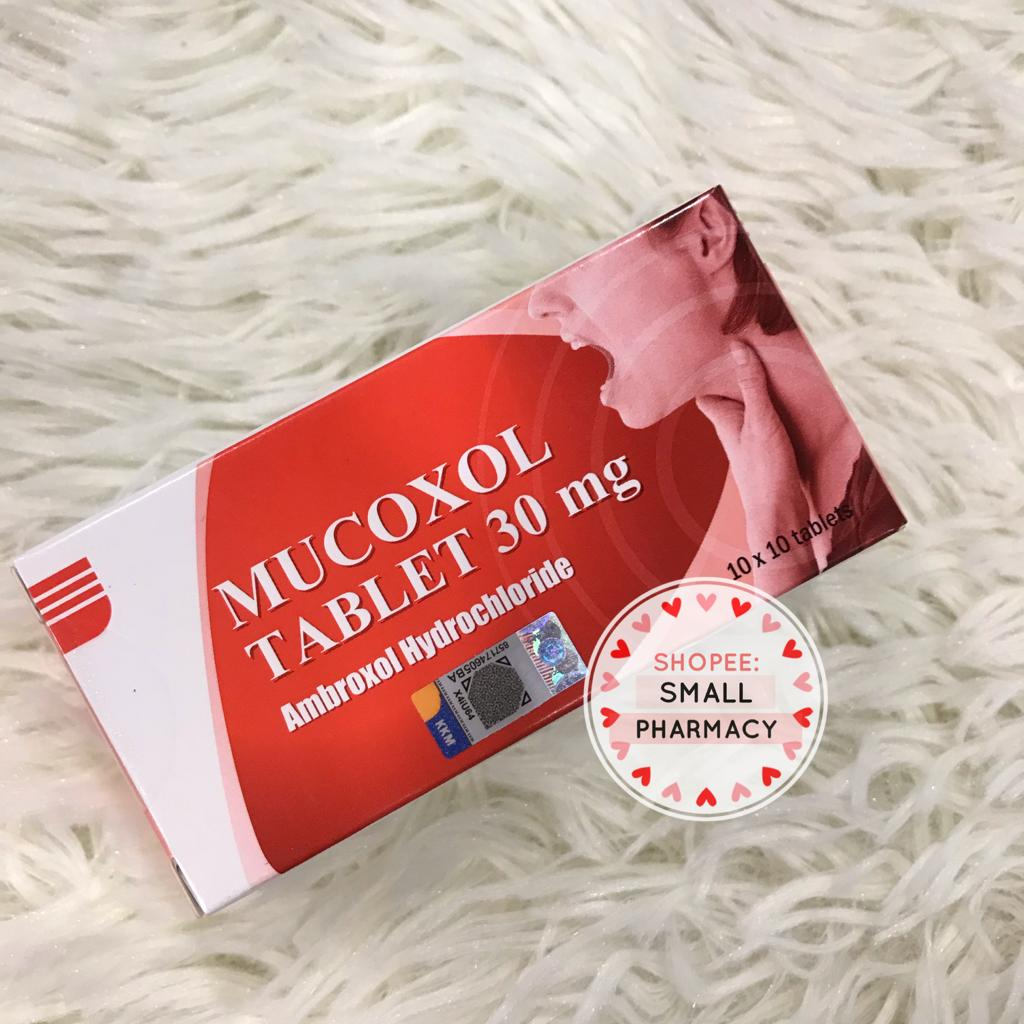 Mucoxol Ambroxol Tablet 30mg 1 box 10strip same as mucosolvan | Shopee ...