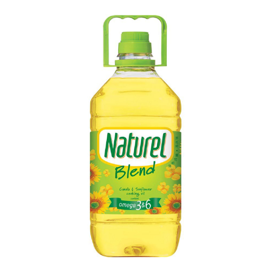 Naturel Cooking Oil Minyak Masak Blend / Canola / Sunflower (3kg ...