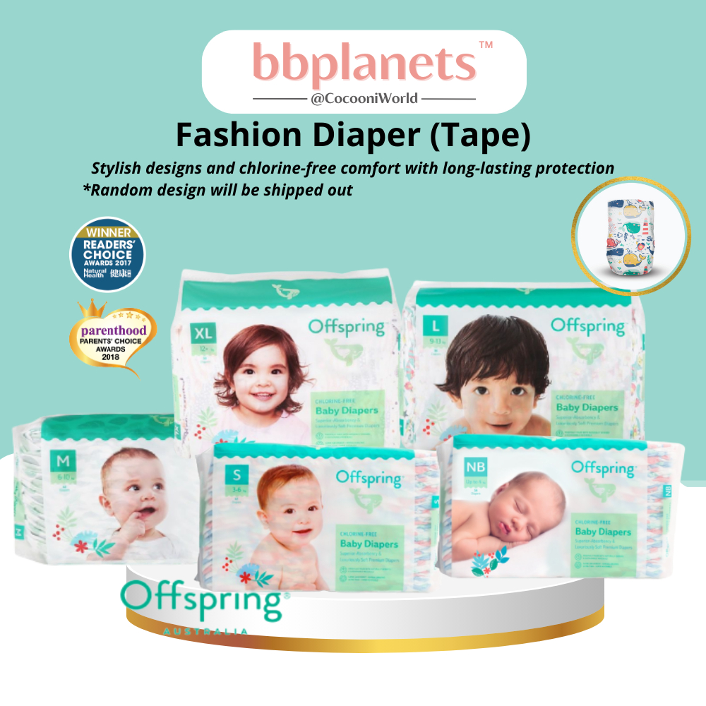 Offspring Baby Fashion Diapers Tape Lampin Bayi 婴幼儿纸尿裤 | Shopee Malaysia