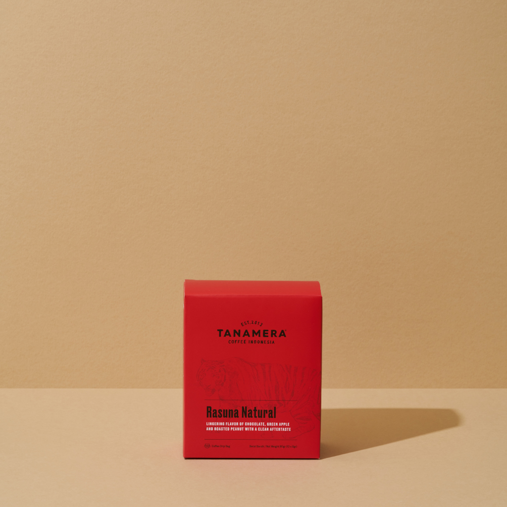 TANAMERA COFFEE INDONESIA - RASUNA NATURAL DRIP BAGS (10 SACHET @ 8G ...
