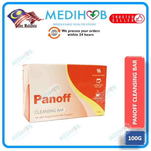 Panoff Cleansing Bar Soap 100g Antifungal Kurap (EXP11/2026) | Shopee ...