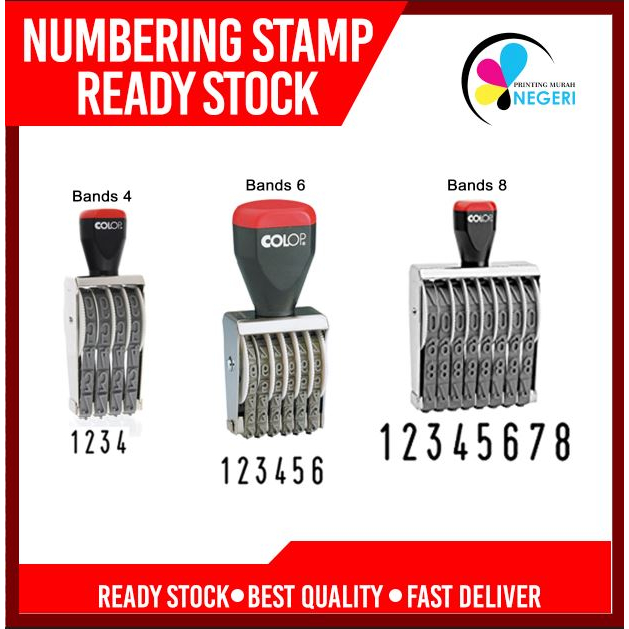 AE Numbering Stamp (N4mm-4 / N4mm-6 / N4mm-8) | Shopee Malaysia