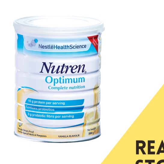 NUTREN OPTIMUM COMPLETE NUTRITION PROBIOTIC VANILLA 800g [READY STOCK] | Shopee Malaysia