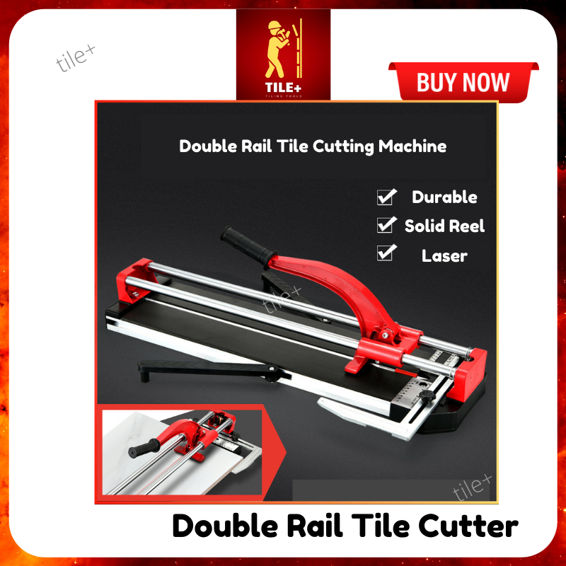 Tile+ 600MM 800MM Tile Cutter Pemotong Mozek Double Trail Solid Reel ...